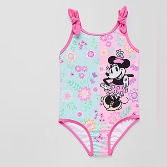 Disney | Swim | Disney Collection Little Girls Minnie Mouse One Piece ...